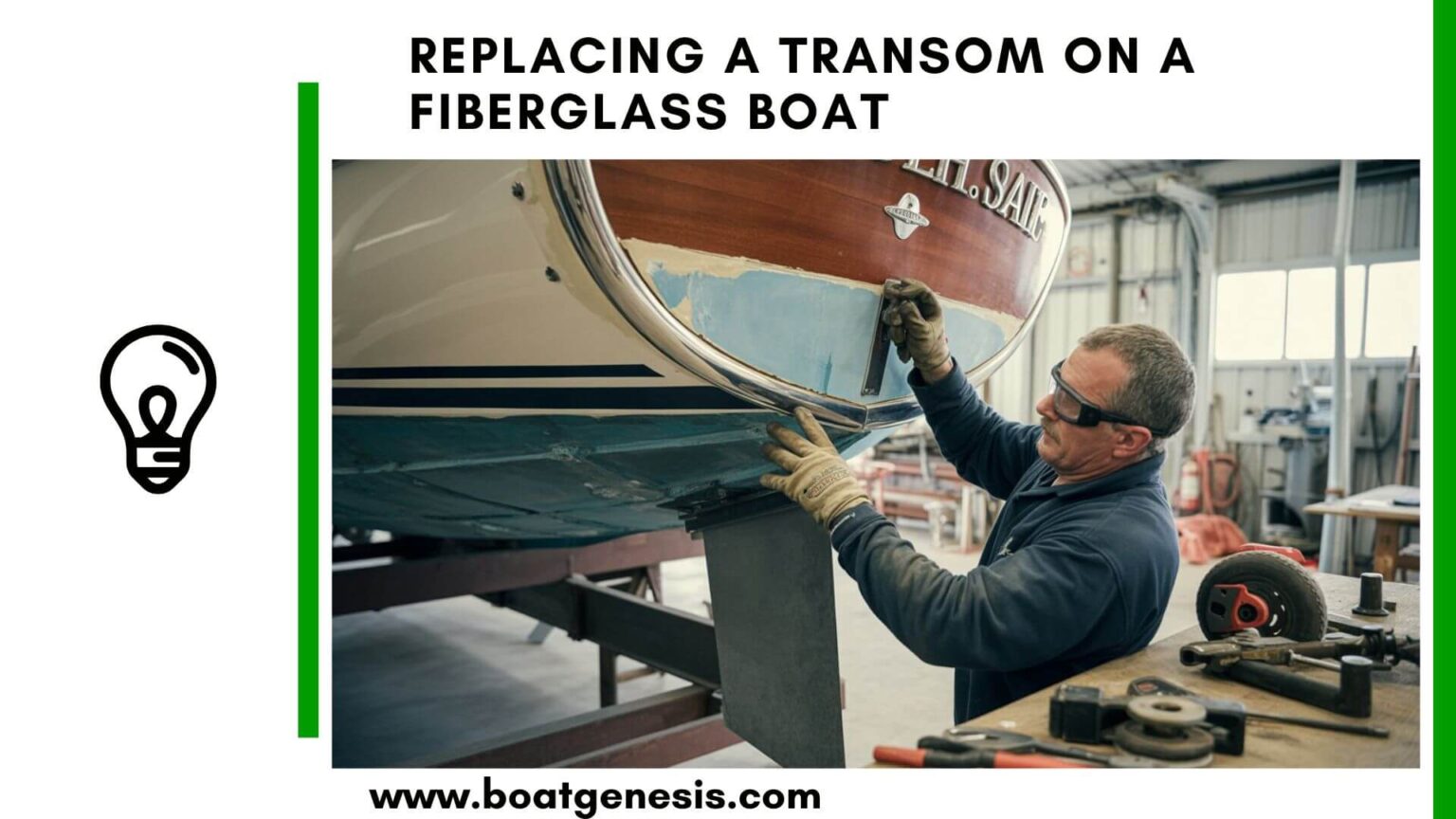 How To Replace A Transom On A Fiberglass Boat? | Boat Genesis