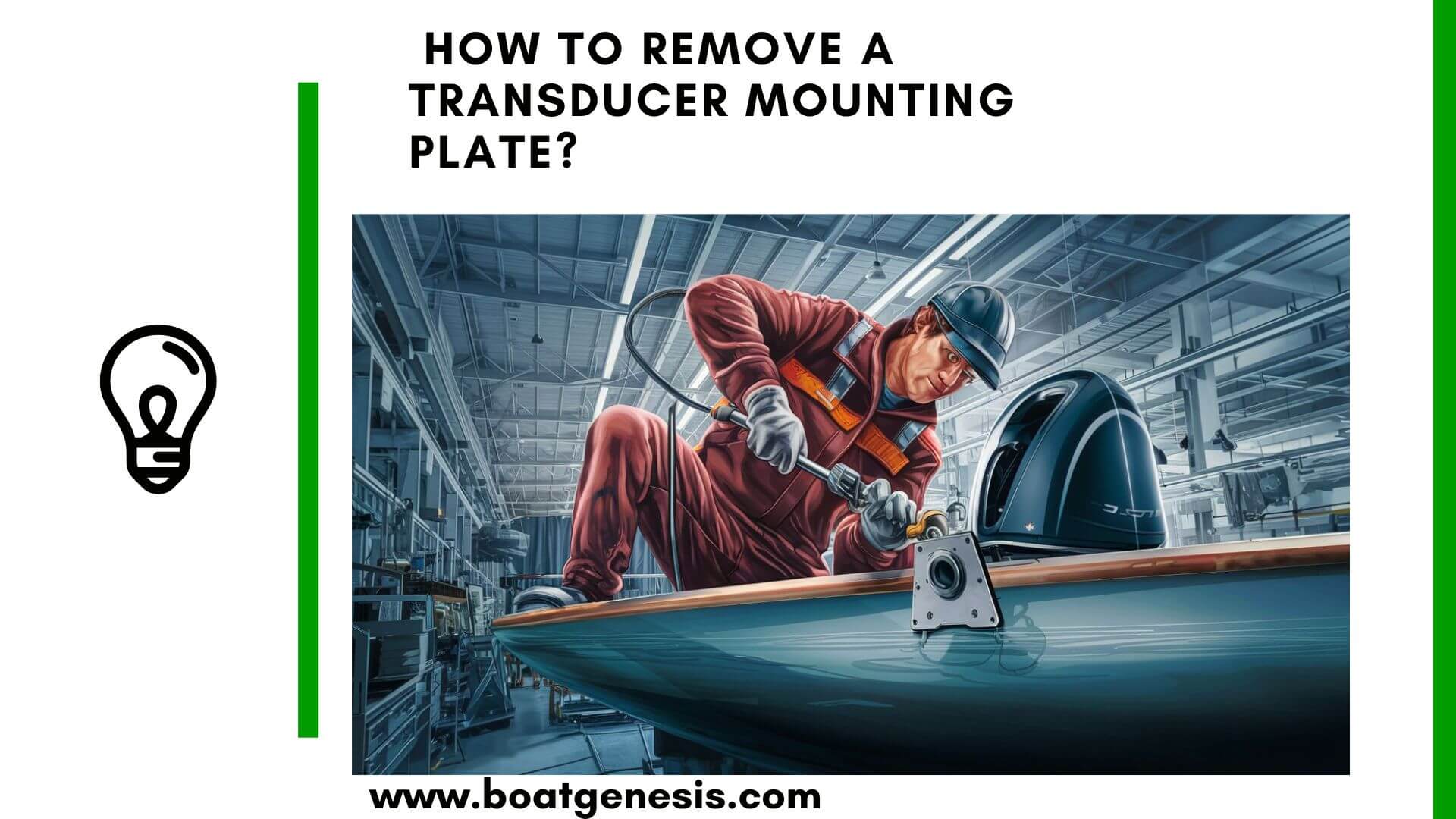 How To Remove A Transducer Mounting Plate? (Step-By-Step) | Boat Genesis