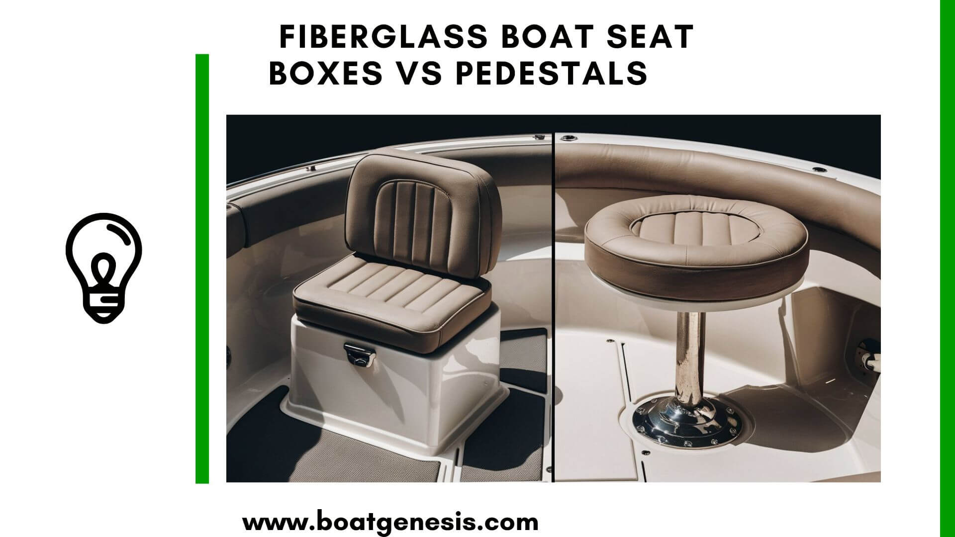 Fiberglass Boat Seat Boxes Vs Pedestals: Which One To Choose? | Boat ...