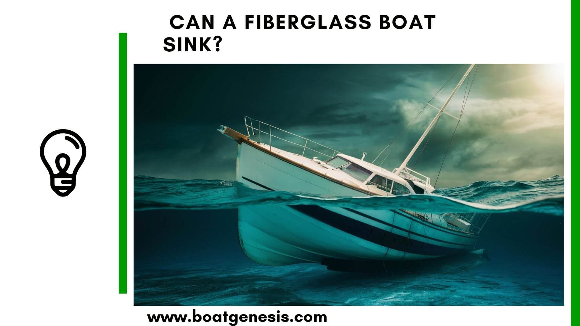 Can A Fiberglass Boat Sink? Everything You Should Know | Boat Genesis