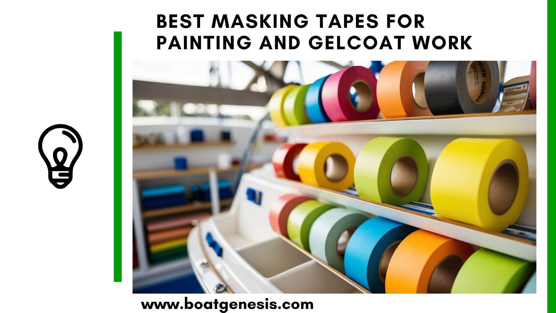 Best Masking Tapes for Boat Painting & Gel Coat Work | Boat Genesis