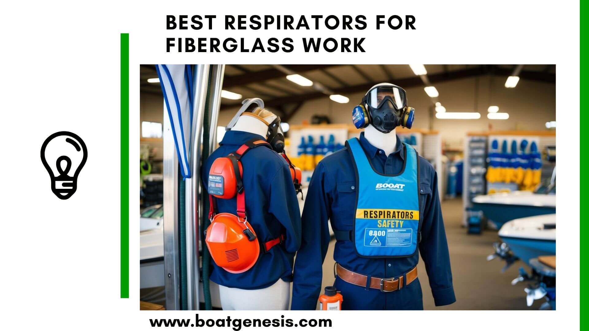 5 Best Respirators For Fiberglass Work | Boat Genesis