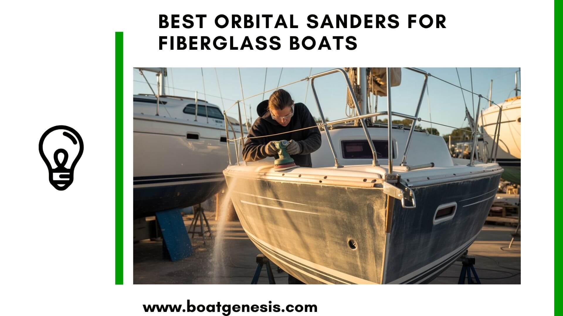 Best Orbital Sanders for Fiberglass Boats in 2026 | Boat Genesis